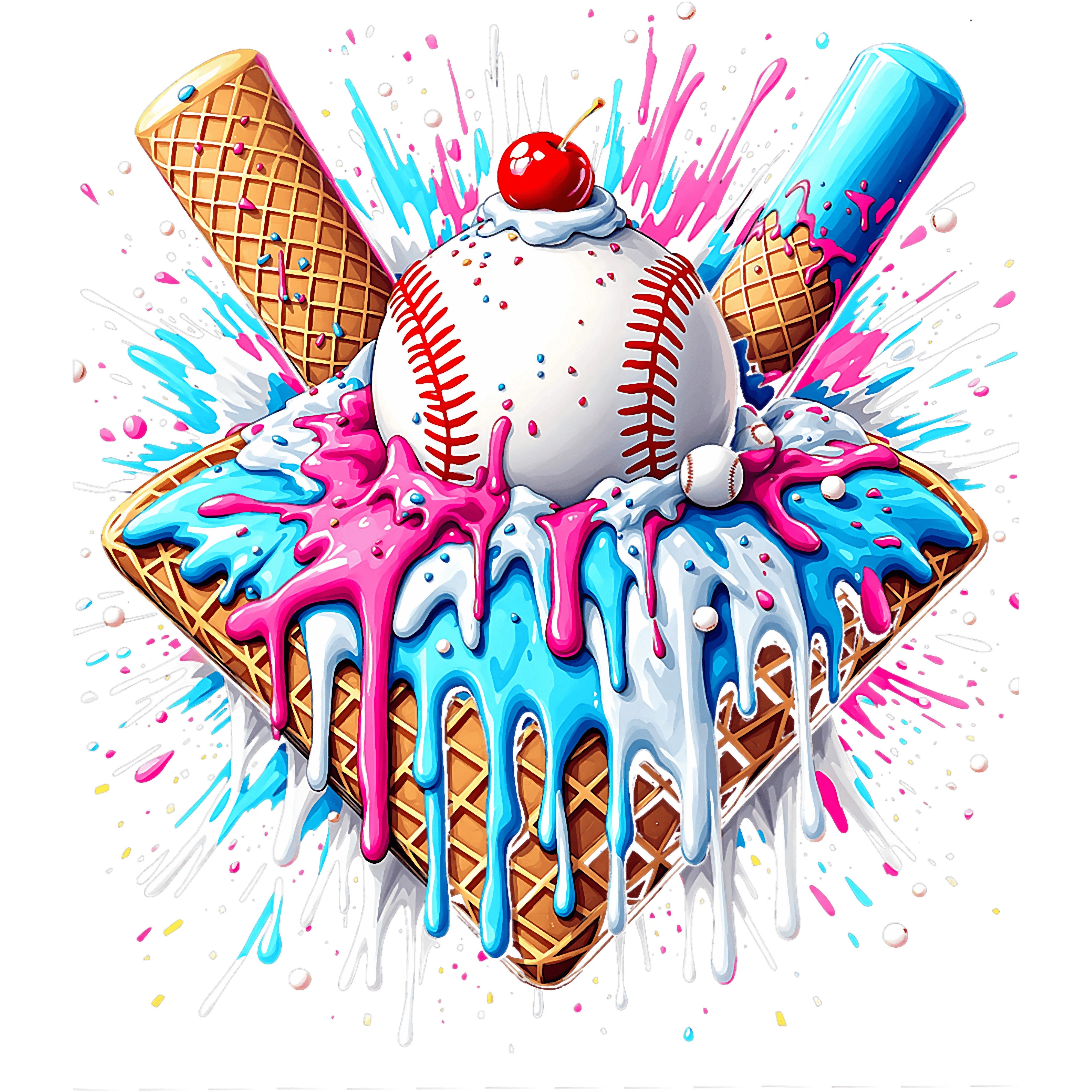 Baseball Field Ice Cream – DMDCreations
