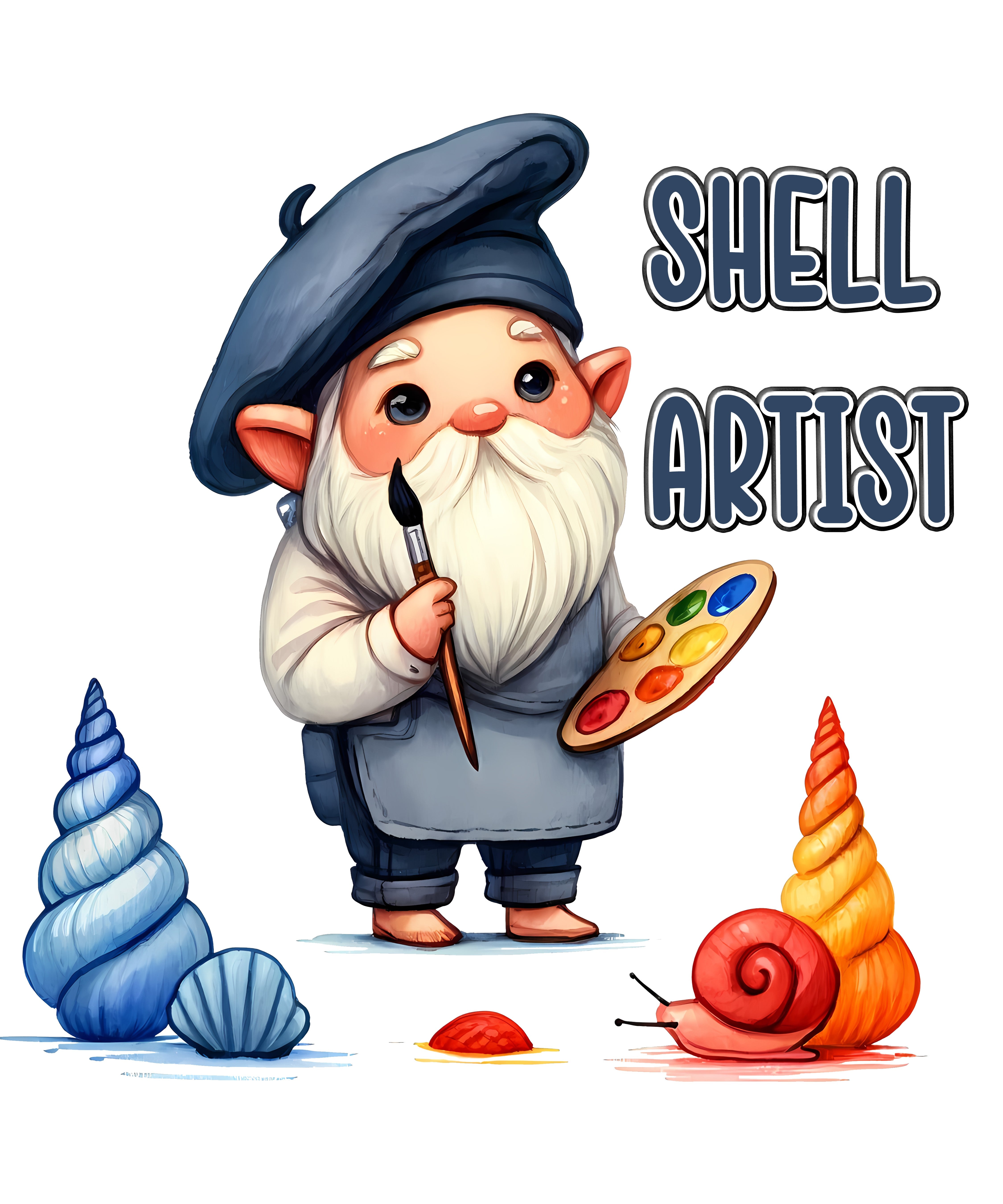 Shell Artist Gnome – DMDCreations